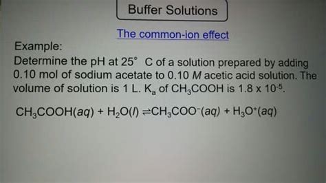 OneClass What Are The Buffer Solutions For These 3 Slide Questions Buffer Solutions The Common