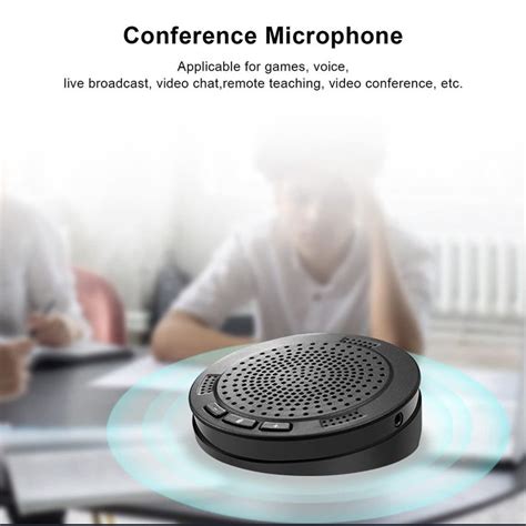 Akozon USB Conference Microphone Conference USB Omnidirectional Microphone Computer Desktop