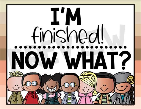 i m finished now what one fab teacher