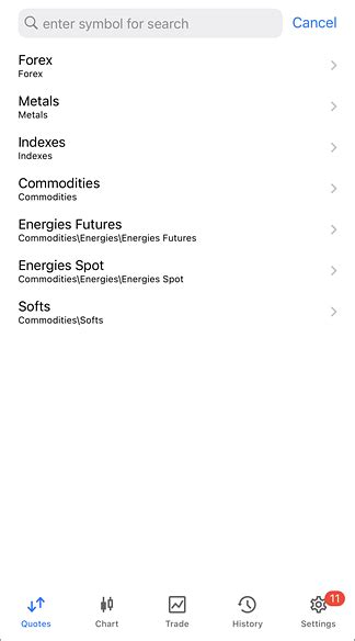 Quotes Metatrader 5 For Iphone Metatrader 5 Iphone Ipad Help