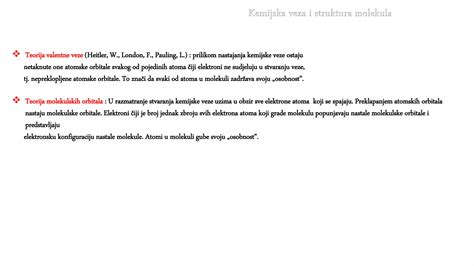 16 Kemijska Veza I Struktura Molekula Pptx