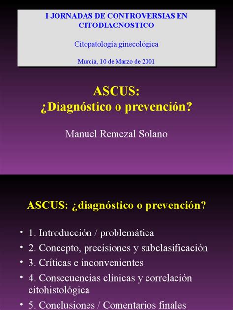 3 Ascus Pdf Diagnostico Medico Biología