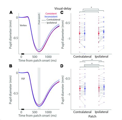 Modulation Of Fef Ctbs On Pupil Responses Evoked By A Patch Stimulus In Download Scientific