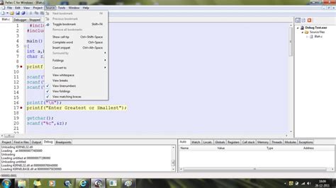 Debugging In Pelles C Plz Help Page 3