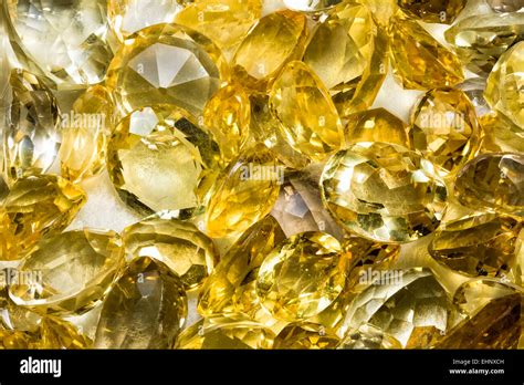 Citrine The Yellow Or Golden Yellow Variety Of Quartz Origin Brazil
