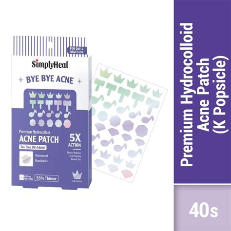 Simplyheal K Popsicle Day And Night Premium Hydrocolloid Acne Patch 40s Shopee Malaysia