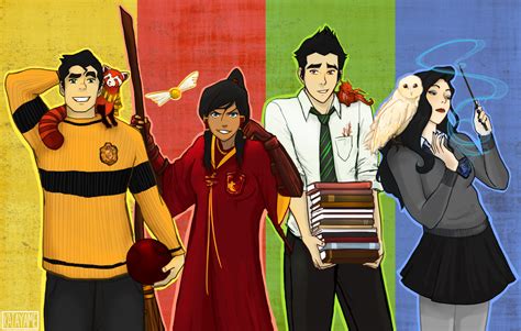 Kaiayame Legend Of Korra And Harry Potter Crossover Art Avatar The Last Airbender Funny The