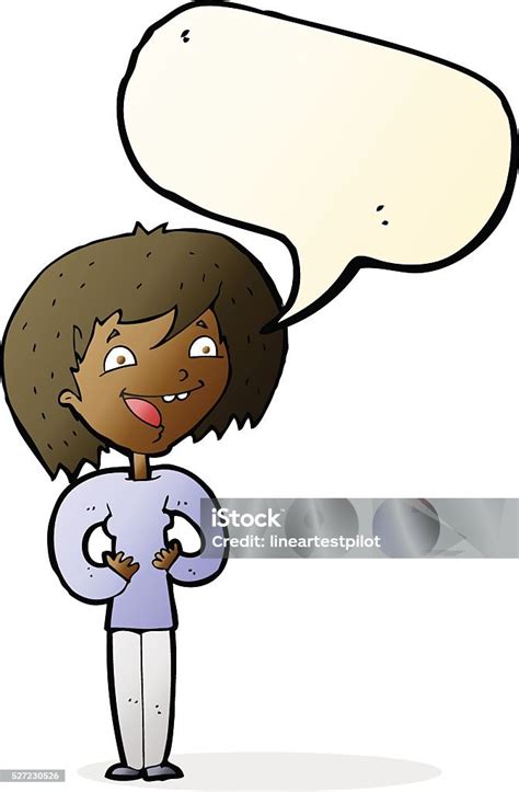 말풍선이 있는 흥분된다 말풍선을 가진 여자 그리기에 대한 스톡 벡터 아트 및 기타 이미지 그리기 낙서 드로잉 대화 풍선 문자 기호 Istock