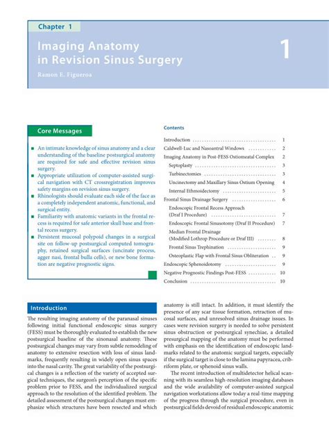 Pdf Revision Sinus Surgery Imaging Anatomy In Revision Sinus