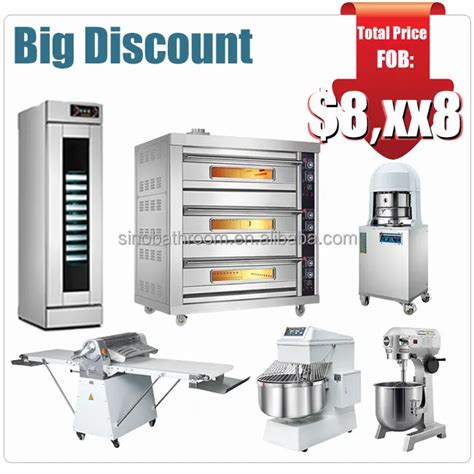 Bakery Design Pastry Equipment Automatic Bread Baking Machine Complete