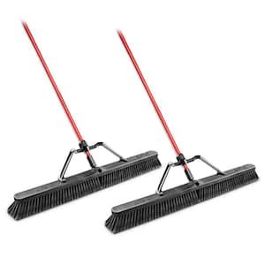 Libman 24 In High Power Contractor Grade Multi Surface Push Broom With