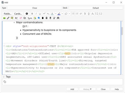 Help With Cloze Formatting And Bullet Points Help Anki Forums
