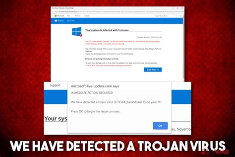 Remove We Have Detected A Trojan Virus Removal Guide Microsoft