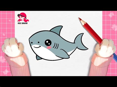 Cách Vẽ Con Cá Mập Cute Hướng Dẫn Đơn Giản Và Sáng Tạo