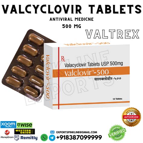Valtrex Valacyclovir 500 Mg Tablets At Rs 250bottle Valtrex Tablets
