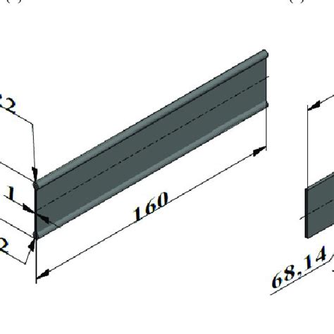 Shape And Dimensions Of The Specimens A Uniaxial Tension B Pure Download Scientific
