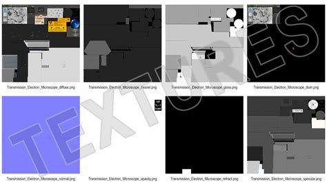 Generic Transmission Electron Microscope 3d Model 59 3ds Blend C4d Fbx Max Ma Lxo Obj