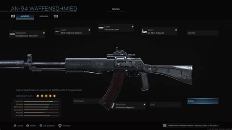 Cod Modern Warfare An 94 Aufsätze Werte Und Loadout