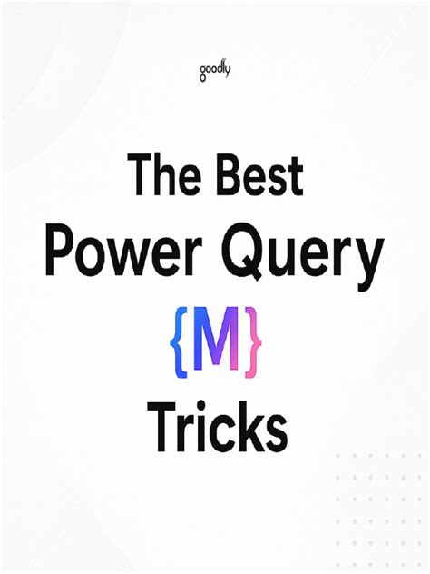 The Best Power Query M Tricks Pdf