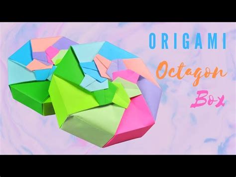 Origami Octagonal Box Folding Instructions Octagonal Origami Envelopes