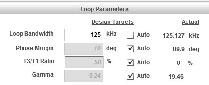 WEBENCH Tools LMK Loop Filter Parameters Simulation Hardware System Design Tools