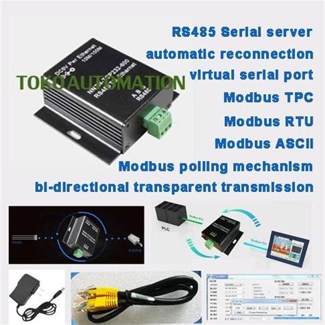 Jual RS485 485 To Ethernet Device Server MODBUS RTU TO TCP AN75 Shopee Indonesia