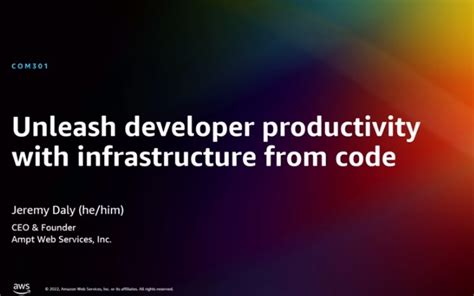 Unleash Developer Productivity With Infrastructure From Code Video