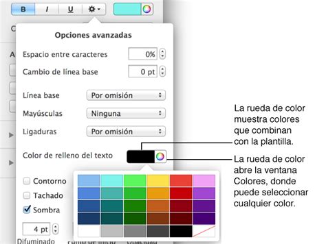 Cambiar El Aspecto Del Texto Ayuda De Pages