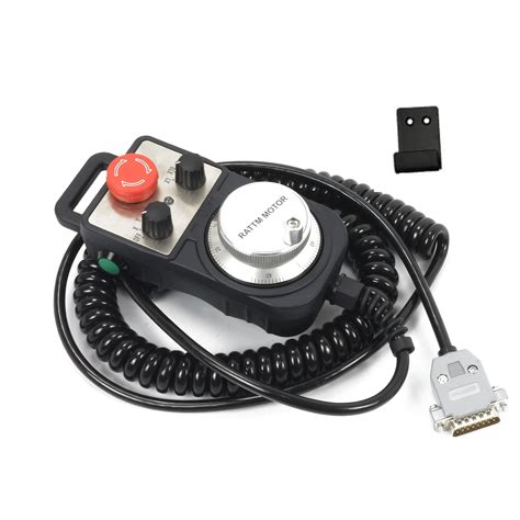 Buy CNCTOPBAOS CNC Axis MPG Pendant Handwheel With Pin Connector Emergency Stop V PPR