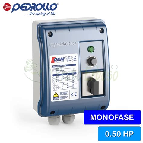 Qem 050 Electrical Panel For Single Phase Electric Pump 0 50 Hp