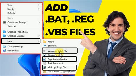 Add Reg Bat Vbs In New Context Menu File Download