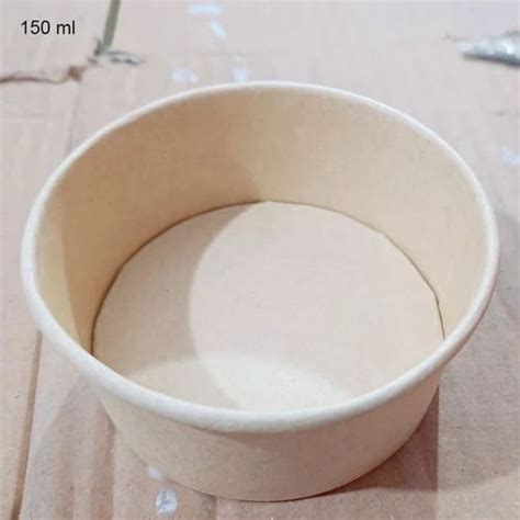 150ml 250ml Brown Craft Round Container At ₹ 220piece In New Delhi