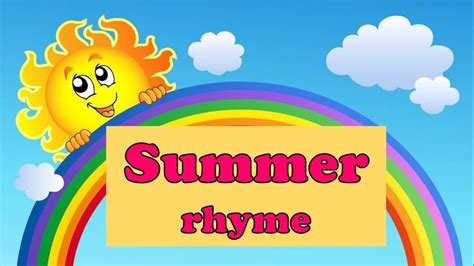 Summer Лето Стих на английском языке УчуАнглийский Youtube
