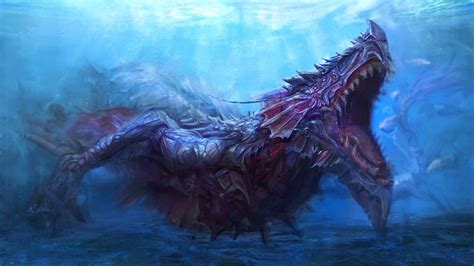 Sea Monster Wallpapers Top Free Sea Monster Backgrounds Wallpaperaccess