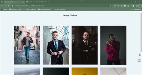 Created A Stunning Image Gallery Using Html Css And Js Manoj Das Posted On The Topic Linkedin