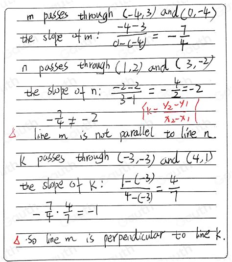 Solved Use The Diagram To Answer The Questions Is Line M Parallel To Line N Explain Is Line