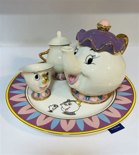 قوری فنجان دیو و دلبر دیزنی فروشگاه اینترنتی ویلیام هوم