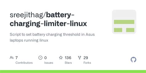 Github Sreejithagbattery Charging Limiter Linux Script To Set