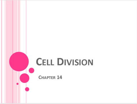Cell Division Ppt Thescienceteacher Ie