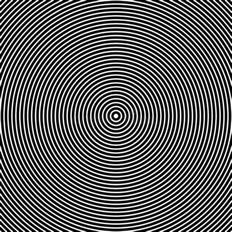 Concentric Circles Abstract Black And White Graphics Stock Vector Illustration Of Hypnotic