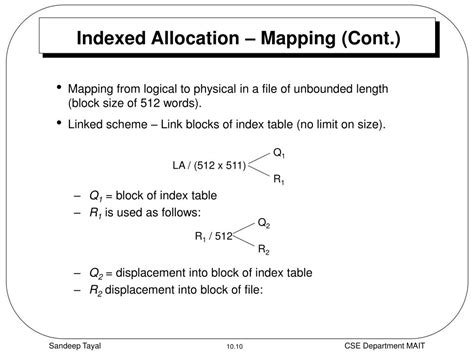 PPT 10 File System Implementation PowerPoint Presentation Free Download ID 1721178