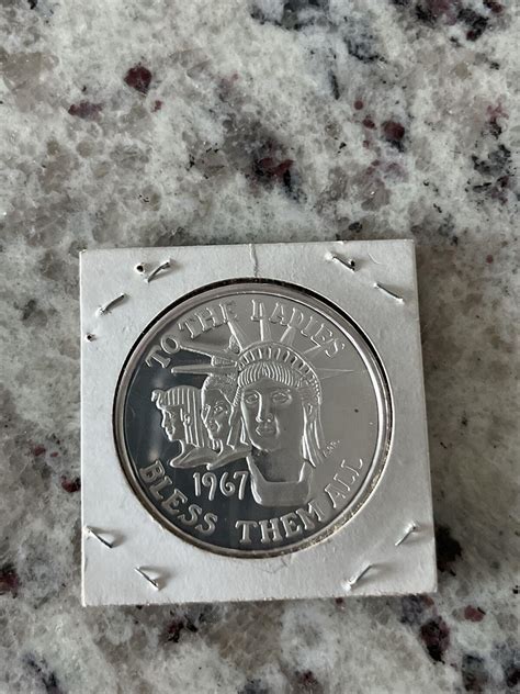 999 Silver 1967 Krewe Of Rex Doubloon Mardi Gras 3919214179