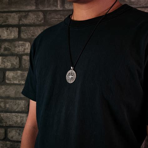Sterling Silver Compass Pendant Patrick Adair Designs