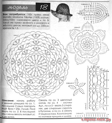 Панамка крючком схема 36 фото картинки и фото Fashionhot Club