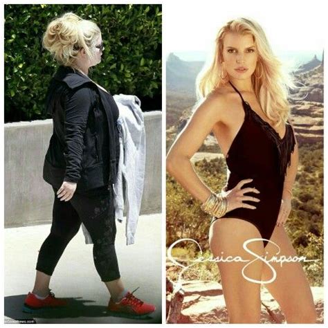 Jessica Simpson Before And After Weight Gain