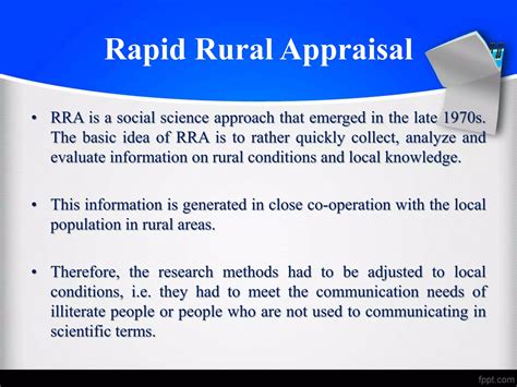 Participatory Rural Appraisalppt