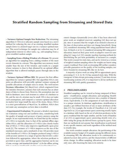 30 Free Stratified Random Samples To Download