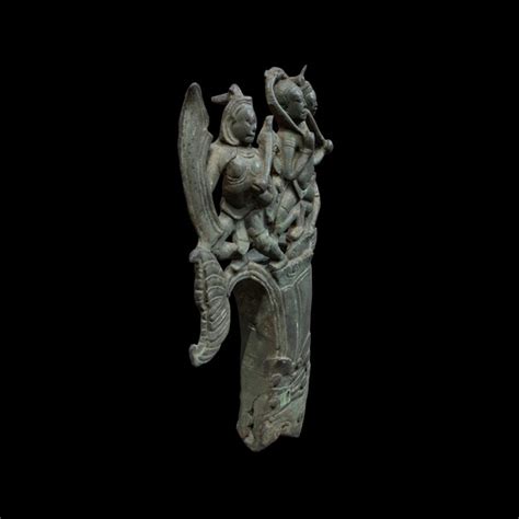 Premium Photo Finial With Th Temptation Of Buddha Artifacts Statue