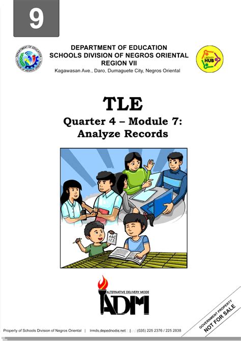 Tle Quarter 4 Module 7 Analyze Records Grade 9 Modules