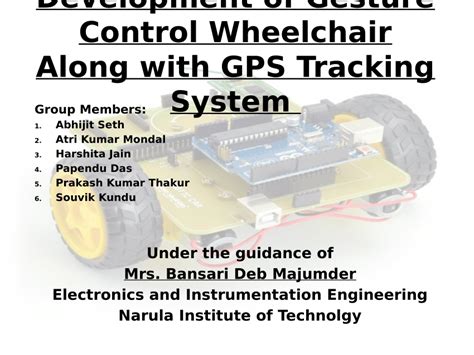 Pdf Development Of Gesture Control Wheelchair Along With Gps Tracker